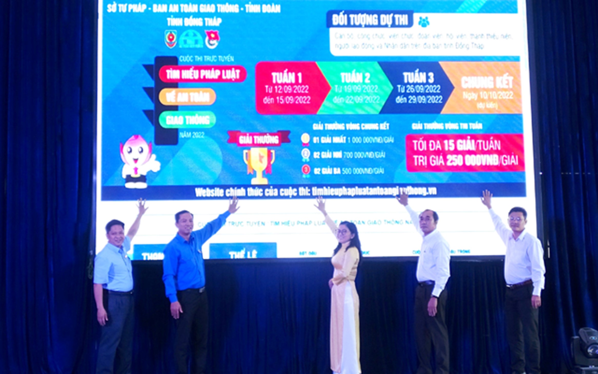 Đồng Tháp: Tổ chức Cuộc thi trực tuyến “Tìm hiểu pháp luật về an toàn giao thông năm 2022 ...